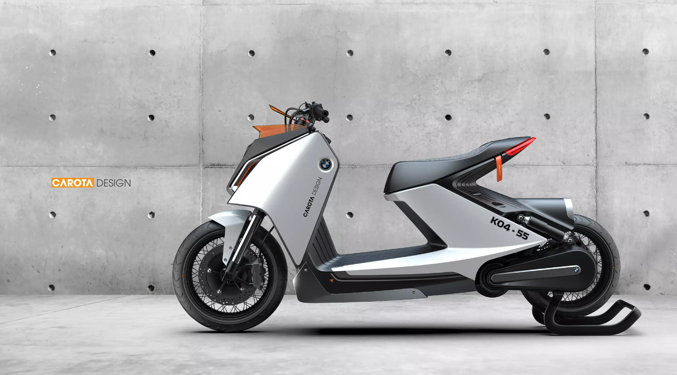 Este BMW Z-Shaped Motorrad E-Scooter Concept trae paseos de energía limpia a este siglo