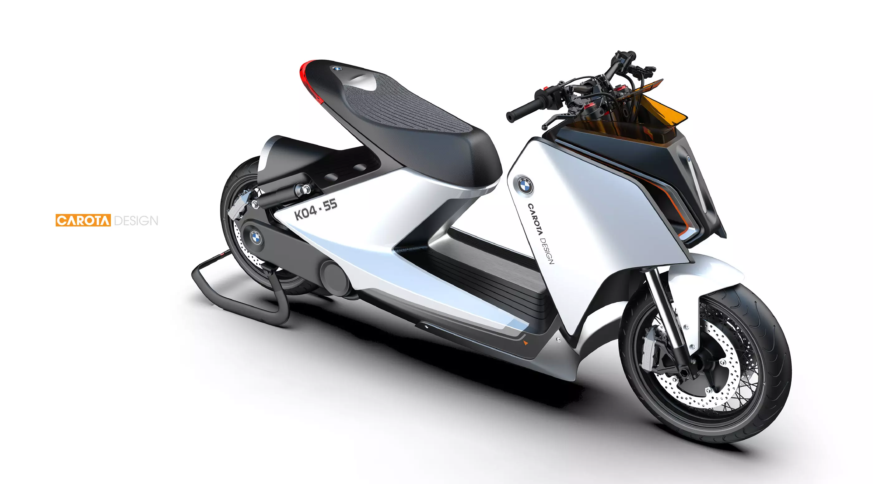 Este BMW Z-Shaped Motorrad E-Scooter Concept trae paseos de energía limpia a este siglo