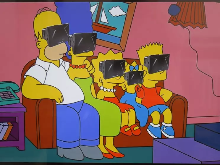 The Simpsons Dengan Cermin Mata VR