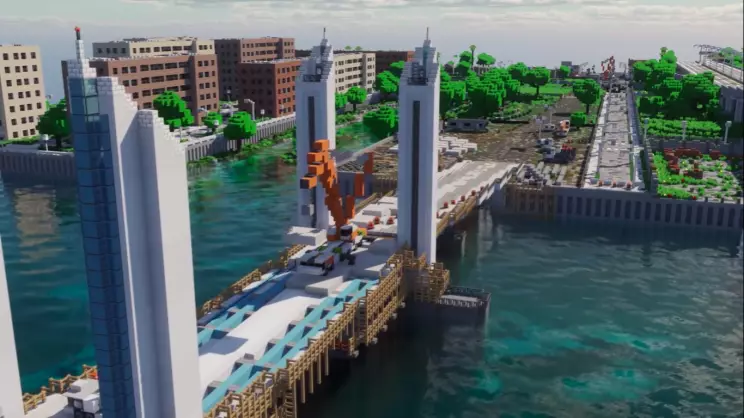 Pemain Minecraft Membina Bandar Terbesar Pernah, Ia Sangat Realistik