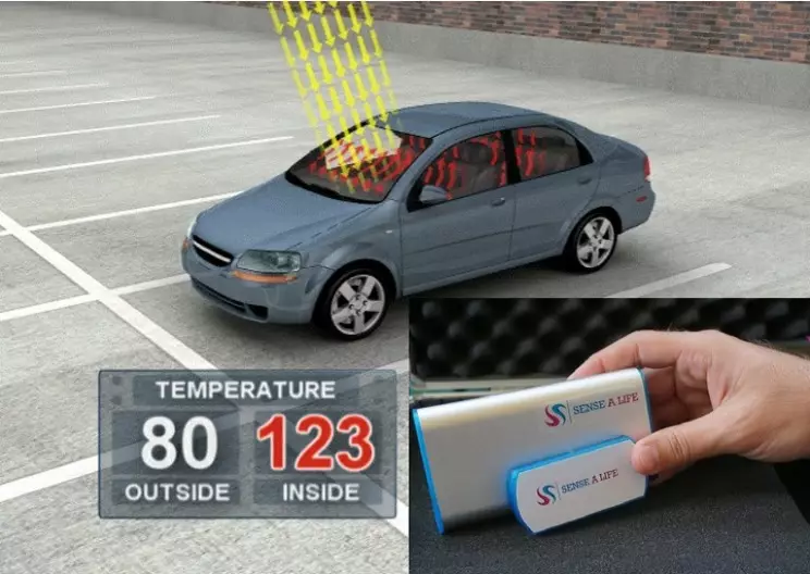Novo dispositivo salva-vidas criado para salvar crianças de carros quentes