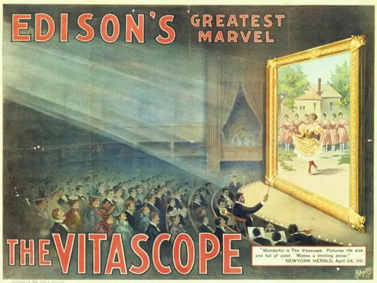 motion picture history vitascope