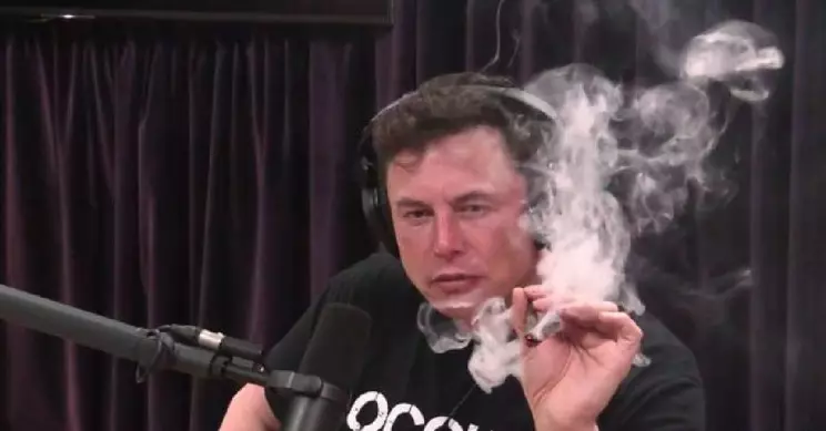 Elon Musk påpekar ironin i att ha människor i fängelse för att ha sålt ogräs när det nu har blivit ett juridiskt företag