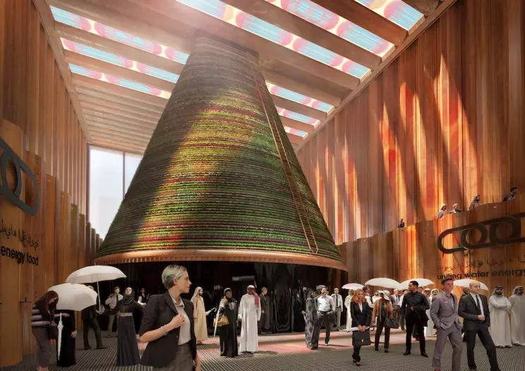 Vitraažstiilis päikesepaneelid Dubai Expo 2020 parimale Hollandi paviljonile