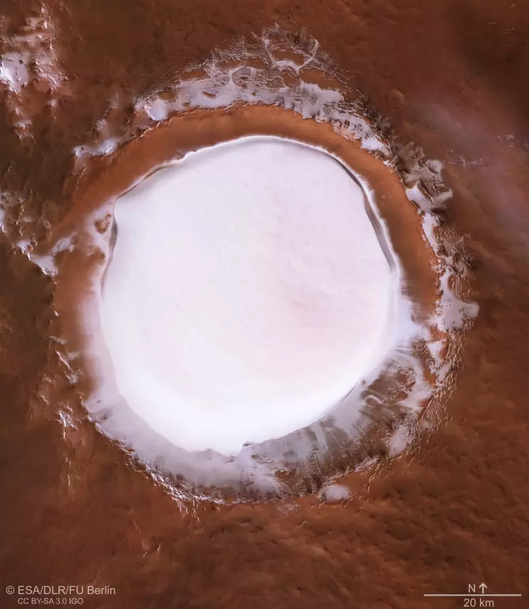Kartpostalek Cejna Destpêkê ya ji Marsê Li vir e