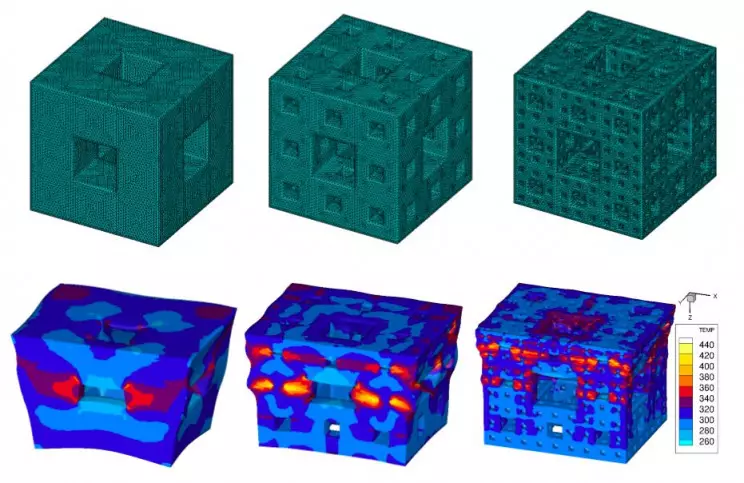 3D-n inprimatutako fraktalen kuboak frogatu dira bost aldiz hobeak direla goi-teknologiako armadurarentzat