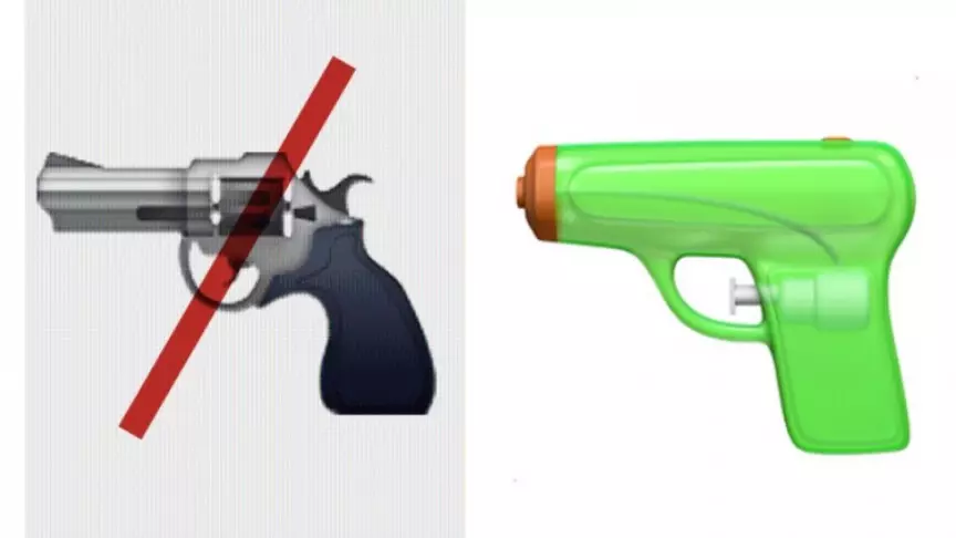 Apple wepụrụ nnukwu egbe (& na-eji squirtgun dochie ya)