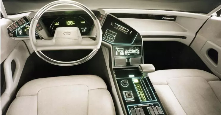 1983 Ford Probe IV concept car interior neg CN34745-4