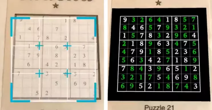AR Sudoku Solver Ikoresha Imashini Yiga Gukemura Puzzles Ako kanya