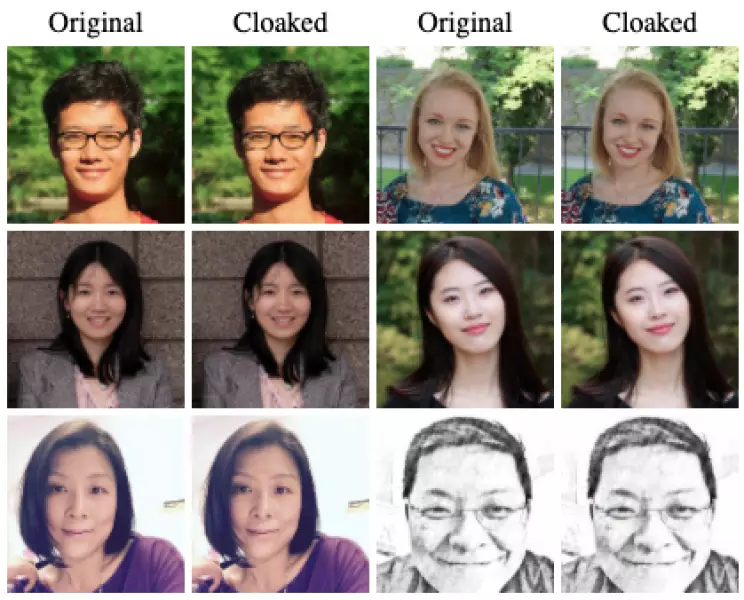 Facial Recognition ဆော့ဖ်ဝဲလ်ကို လှည့်စားရန် 'ဝတ်ရုံ' မျက်နှာများ