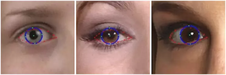 Google AI programmatūra Iris izseko acu kustību un attālumu