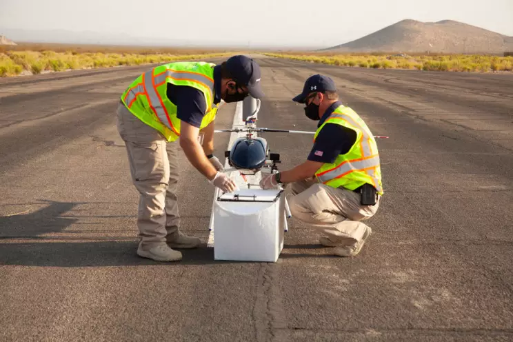 Drone geliwwert erfollegräich Nier, Cornea zu Las Vegas