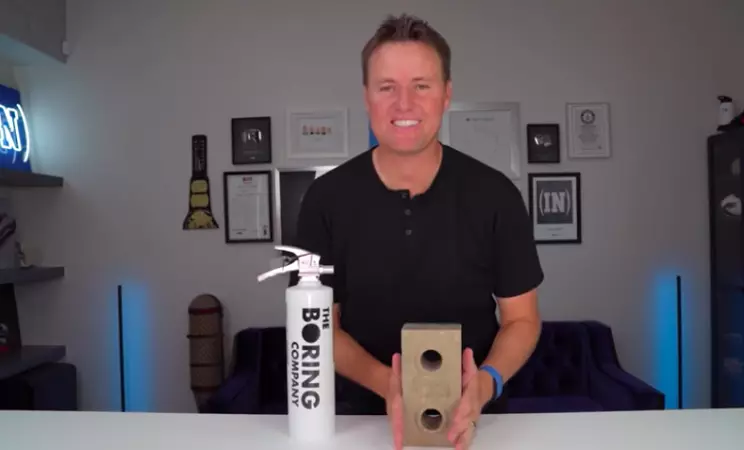 YouTuber Tso Elon Musk's 10 Cent Boring Bricks' Durability to Test