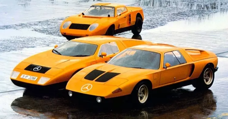 Ékspérimén Mercedes-Benz C111 Nu Kungsi Kéngingkeun Jalan