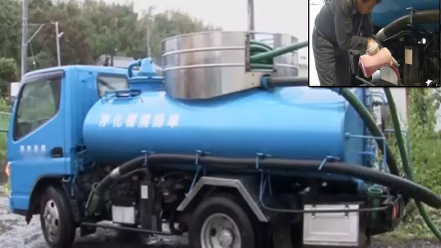 Japan omarmt de zoete geur van afvalwatertrucks