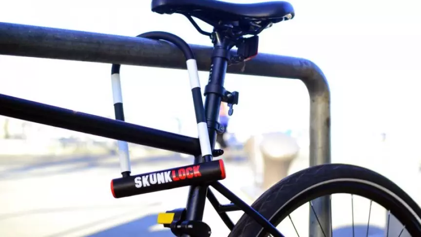 San Francisco Company Crafts Skunk-Smelling Bike Lock