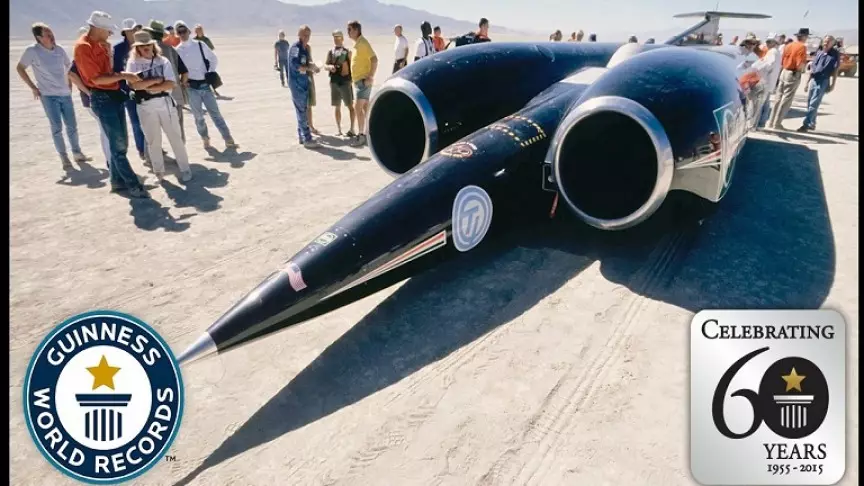 Dünýädäki iň çalt awtoulag: The Thrust SSC