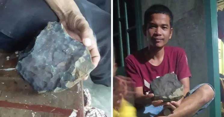 Meteoriit põrkab Indoneesia mehe koju ja muudab temast miljonäri