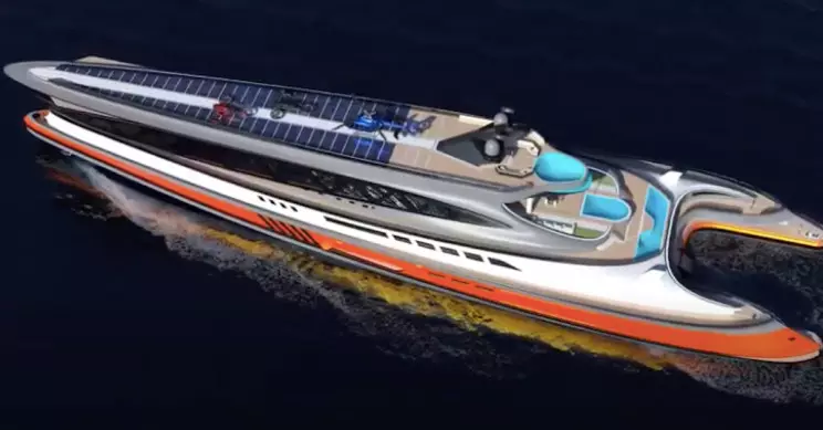 Design Studio esittelee hain muotoisen 501-jalkaisen Mega Yacht -konseptin