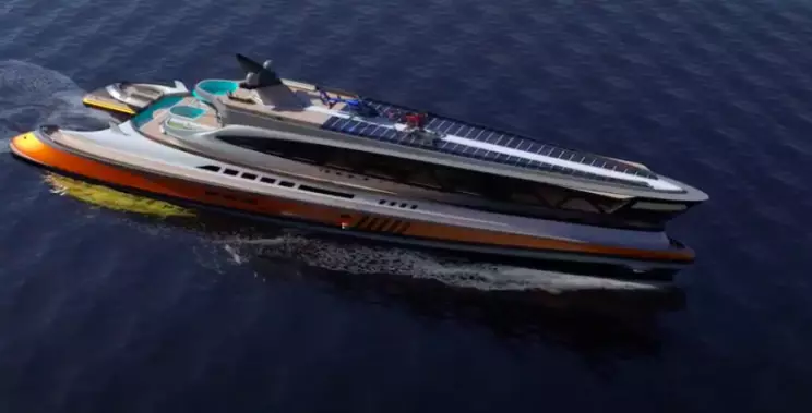 Design Studio esittelee hain muotoisen 501-jalkaisen Mega Yacht -konseptin