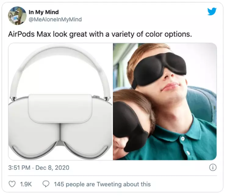 11 memes burlándose da presentación dos AirPods Max de Apple