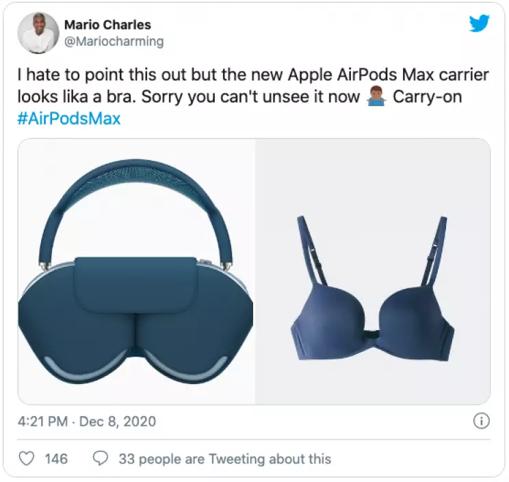 11 Memes ulagia Apple's AirPods Max Fa'aalia