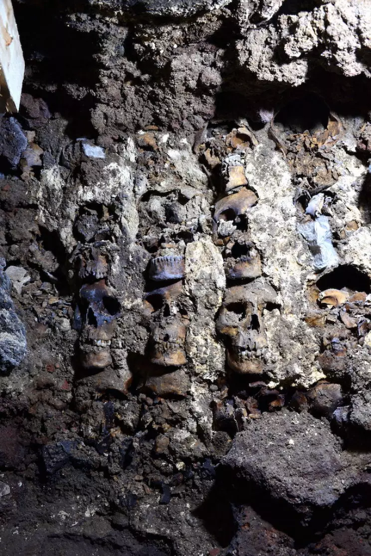 Arqueólogos descubren 119 sacrificios más en la 'Torre de las Calaveras' azteca