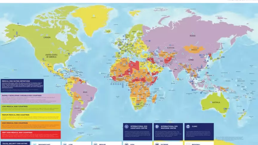 No planifiqueu el vostre viatge abans de consultar aquest mapa de risc de viatge