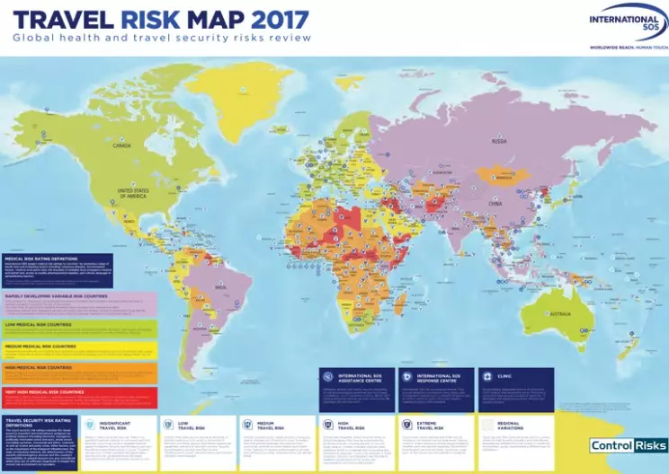 No planifiqueu el vostre viatge abans de consultar aquest mapa de risc de viatge