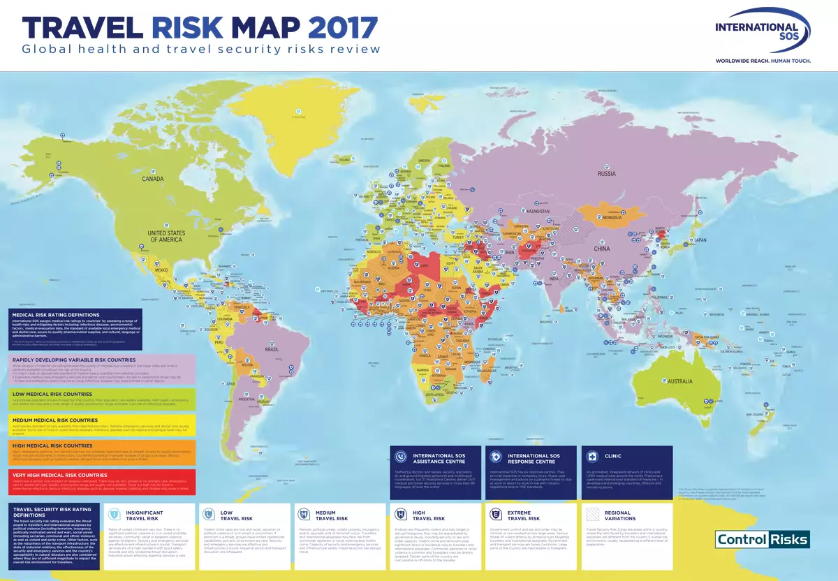 entènasyonal-sos-travel-risk-map-2017