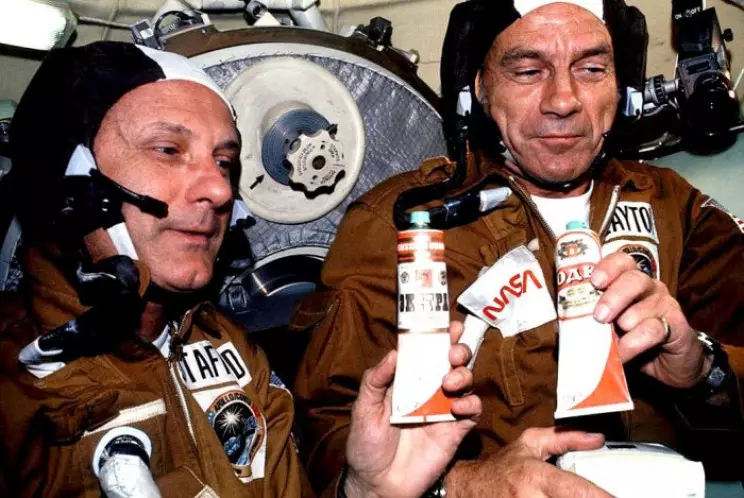 Les astronautes ont introduit de l'alcool dans l'espace au cours des dernières décennies
