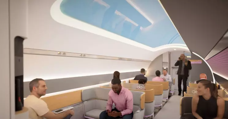 Видеото на Virgin Hyperloop за новиот дизајн на подлогата припаѓа во научно-фантастичен филм