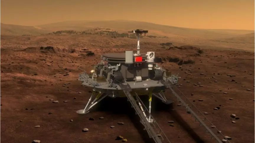 चीन के तियानवेन -1 ने मंगल ग्रह पर प्राचीन तरल पानी के सबूतों का खुलासा किया