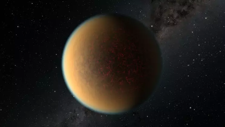 Gazowy gigant został przekształcony w rdzeń wielkości Ziemi z atmosferą planetarną