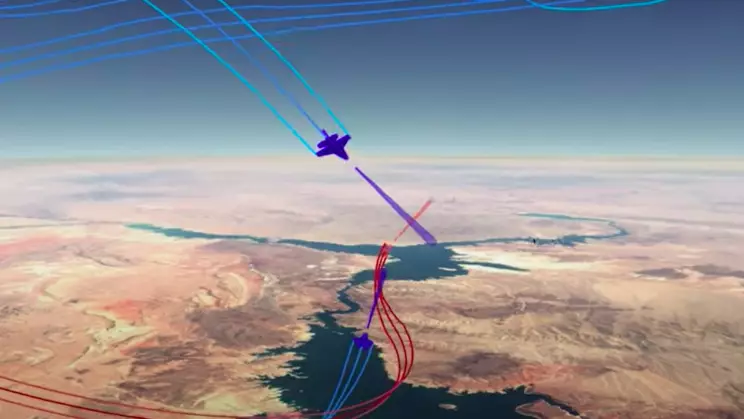 F-16s ដែលគ្រប់គ្រងដោយ AI របស់ DARPA ធ្វើការជាក្រុមក្នុងការក្លែងធ្វើ Dogfights