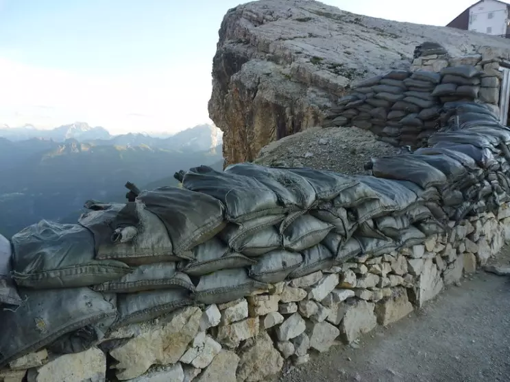 fortifications en sacs de sable