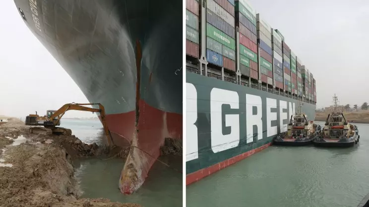Odstranění lodi blokující Suezský průplav může trvat týdny