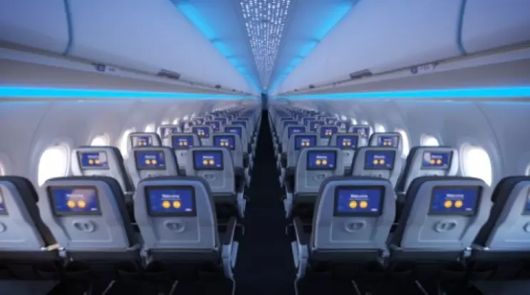 Спинки сидінь JetBlue A321LR