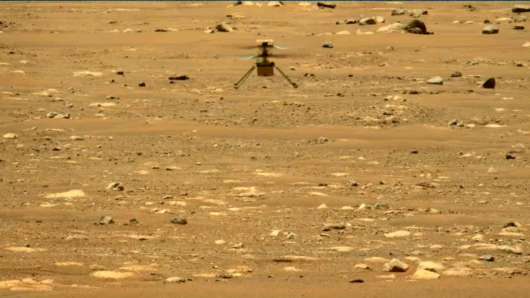 Mars Ingenuity Helicopter når nye højder på anden flyvning