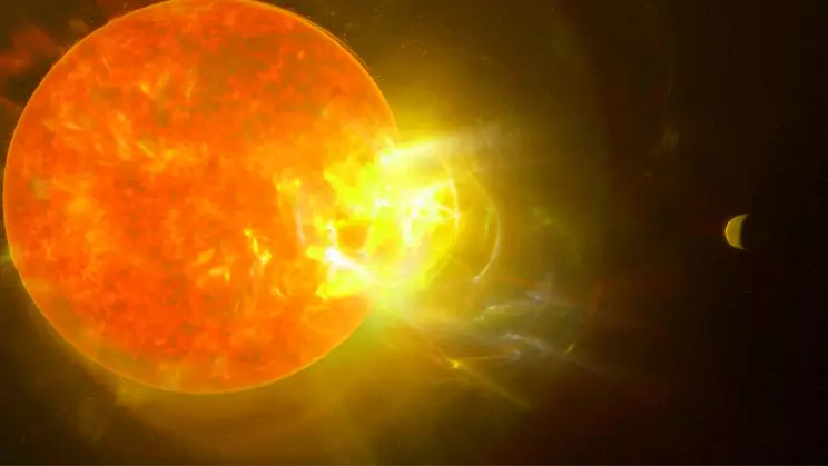 一個巨大的耀斑可能剛剛消滅了另一個星球上的外星生命