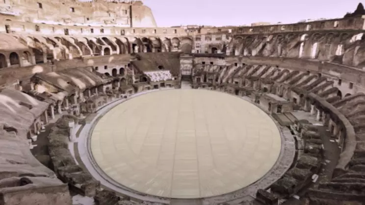 Ang Colosseum sa Roma Makakuha ug Bag-ong High-Tech nga Disenyo sa Salog