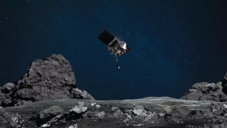 Астероидын дээж тээвэрлэсэн НАСА сансрын хөлөг дэлхийг тойрон 2.5 жилийн аялалаа эхлүүллээ.