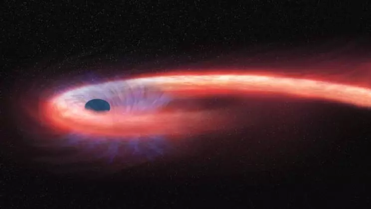 Massiivinen Black Hole Spotted Killing Star 