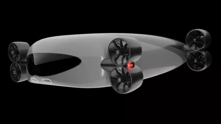 UFO-liknande eVTOL-koncept tar 40 passagerare från LA till SF på en timme