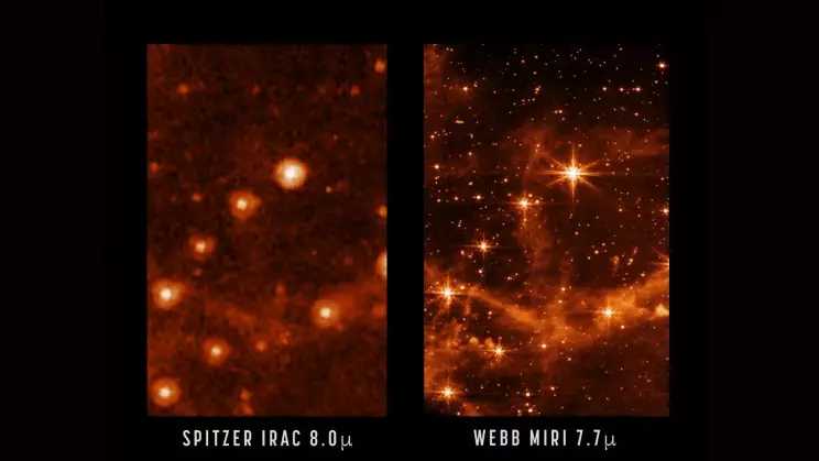 Webb MIRI 7,7 микрон