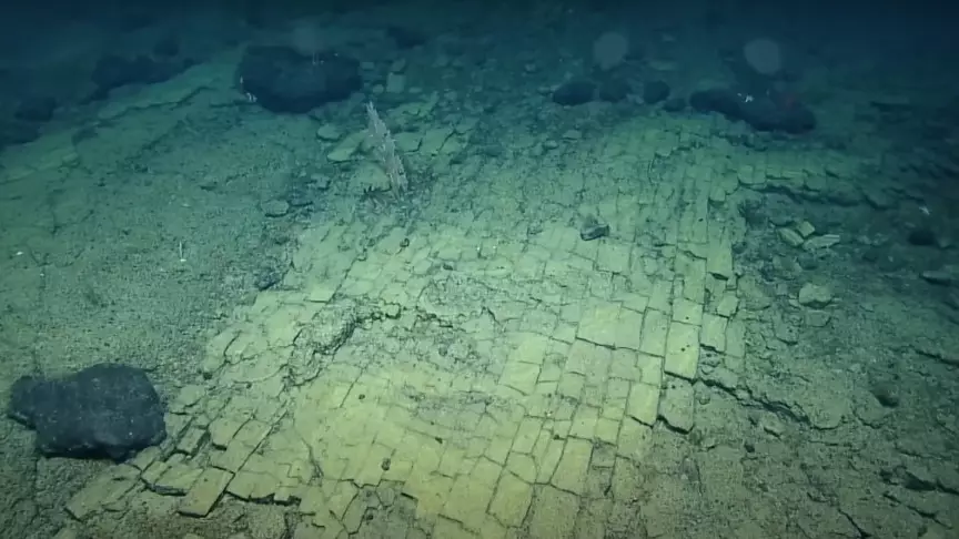 वैज्ञानिकों ने अभी 'अटलांटिस का रास्ता' खोजा है। प्रशांत महासागर के तल पर?