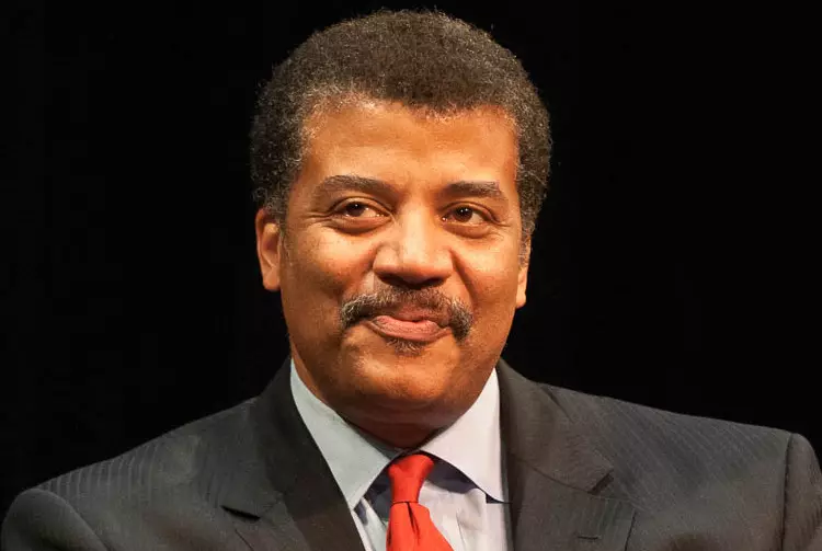 Neil DeGrasse Tyson ansikte