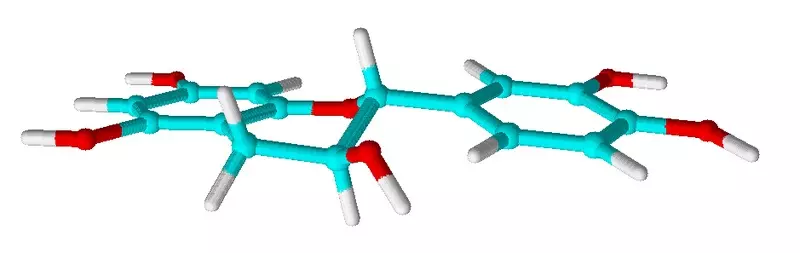 3D на конформацията на катехин