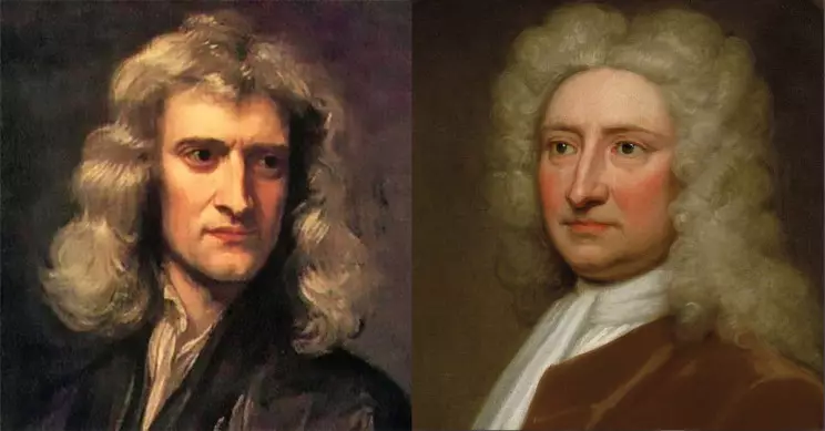 Isaac Newton e Edmond Halley