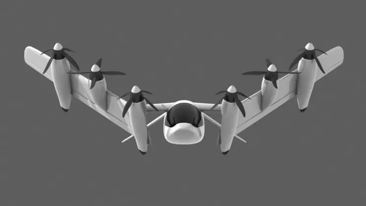 გაიცანით ტრანსვინგი: ფუტურისტული VTOL უნიკალური დასაკეცი ფრთის დიზაინით